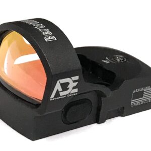 Ade Advanced Optics Bertrillium RD3-013 Red Dot Sight + Optic Mounting Plate for 1911 Novak Rear Sight Pistol