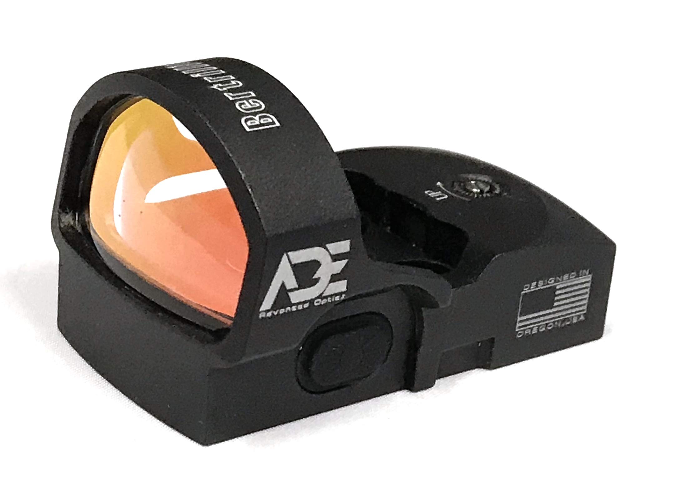 Ade Advanced Optics Bertrillium RD3-013 Red Dot Sight + Optic Mounting Plate for 1911 Novak Rear Sight Pistol