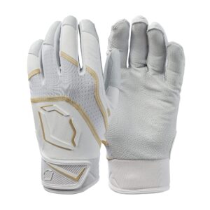 evoshield youth khaos batting gloves - team white, medium