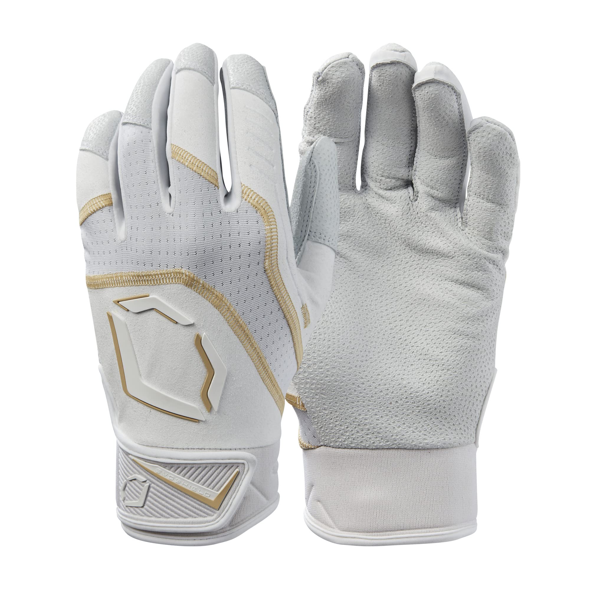 EvoShield Youth Khaos Batting Gloves - Team White, Medium