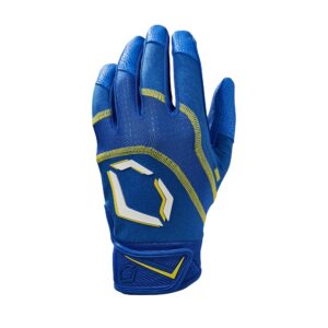 EvoShield Youth Khaos Batting Gloves - Royal Blue, Medium