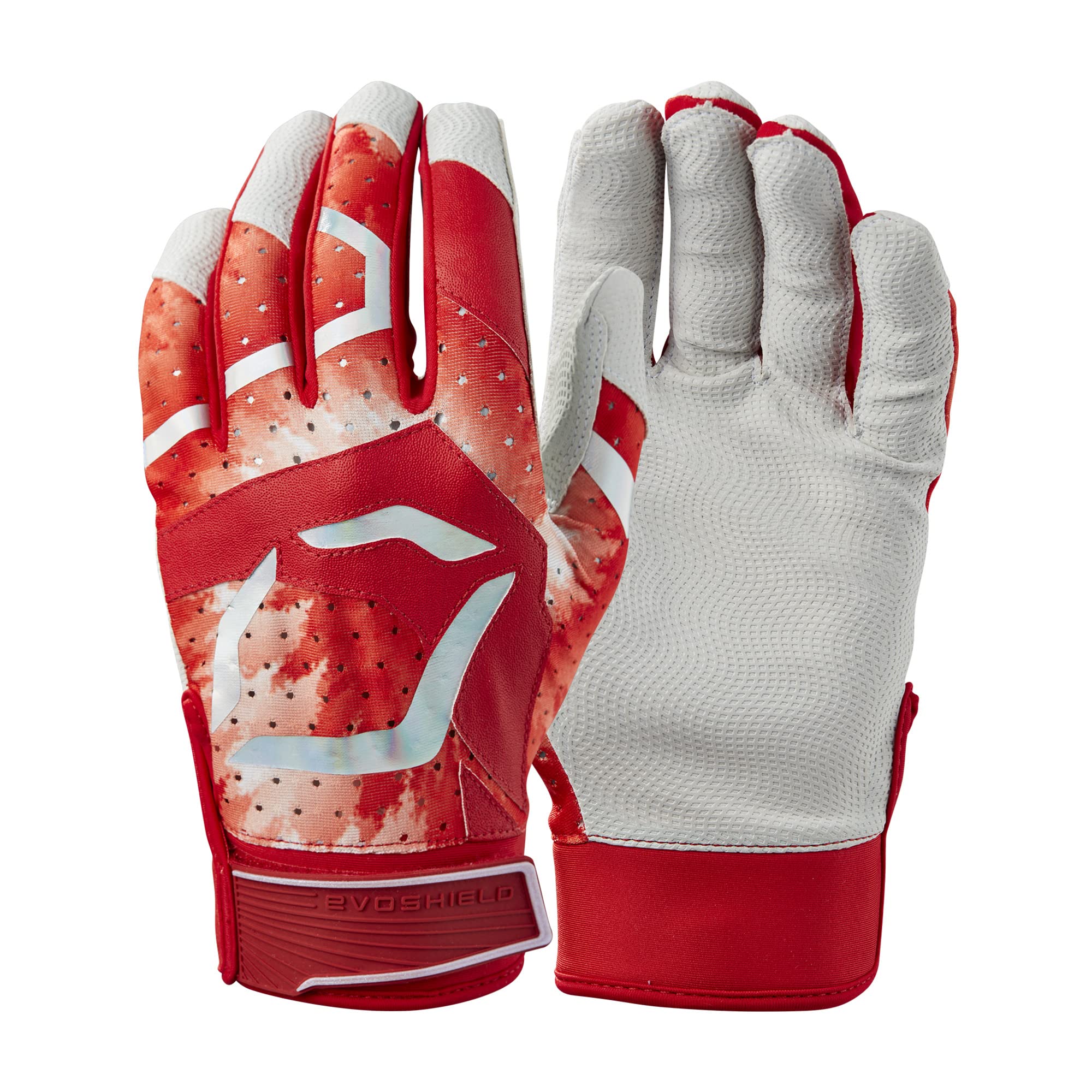 EvoShield Daze Adult Batting Gloves - Scarlet, Large