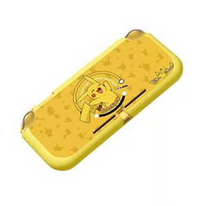 perfectsight protective case for nintendo switch lite | cute soft tpu anti-slip skin grip cover | cartoon hard shell dockable case | anti-scratch shockproof slim cover case | kawaii pikachu