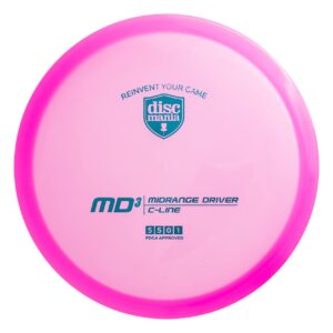 discmania c-line md3 disc golf mid-range driver – colors will vary (177-180g)