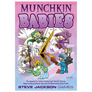 Munchkin Babies Card Game, Family Card Game, Adult, Kids, & Family Game, Fantasy Adventure Card Game, Roleplaying Game, Ages 10+, 3-6 Players, Avg Play Time 120 Min, Steve Jackson Games