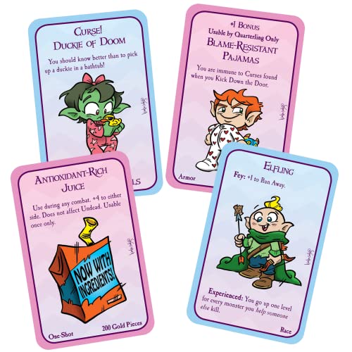 Munchkin Babies Card Game, Family Card Game, Adult, Kids, & Family Game, Fantasy Adventure Card Game, Roleplaying Game, Ages 10+, 3-6 Players, Avg Play Time 120 Min, Steve Jackson Games