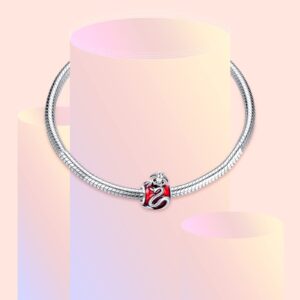 MGIUL Cartoon Red Dragon Charm Beads for Women Bracelets Necklaces 925 Sterling Silver Pendants Jewelry Gift