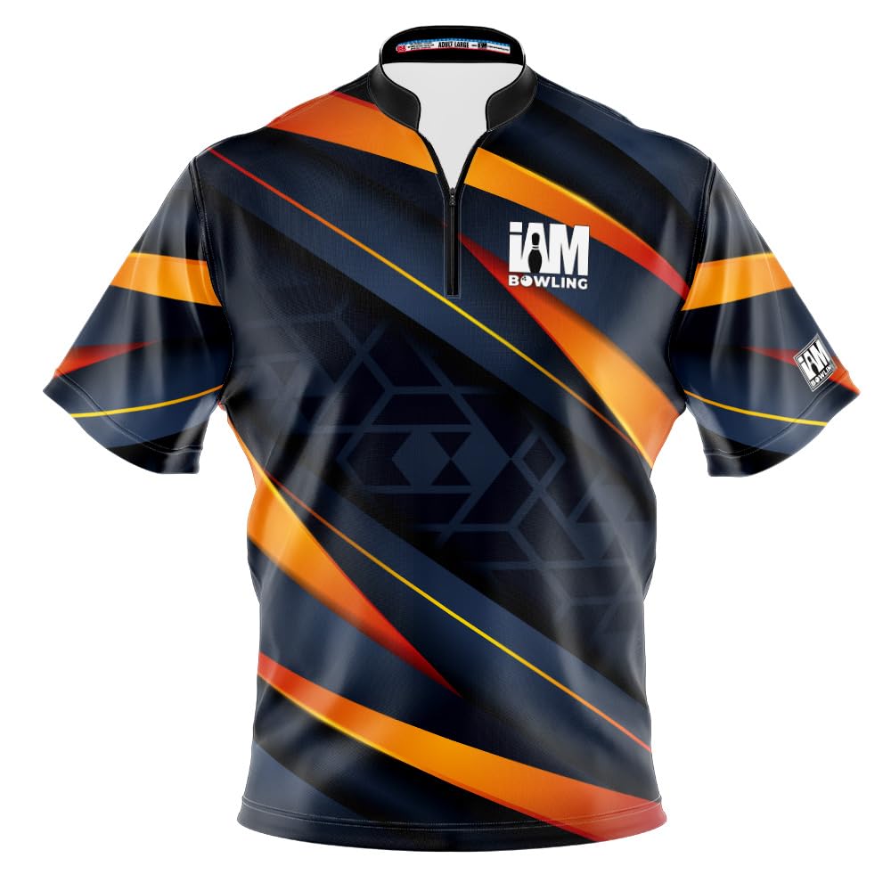 Logo Infusion Dye-Sublimated Bowling Jersey (Sash Collar) - I AM Bowling FUN Design 2014 - NO LOGO (Small)