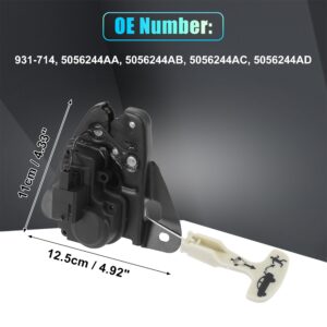 X AUTOHAUX Power Tailgate Lock Trunk Latch Actuator Motor for Dodge Charger Avenge Challenger for Chrysler 200 300 Replace 931-714 5056244AA 5056244AB 5056244AC 5056244AD