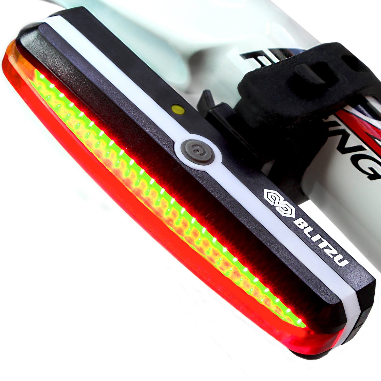 BLITZU Cyborg 168H Bike Headlight and 168T 120T Bicycle Taillight Bundle. Bike Lights Front and Back for Night Riding. Best Bike Accessories for Adult Bikes.