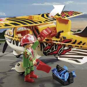 Playmobil Air Stunt Show Tiger Propeller Plane