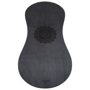 yoga design labs curve mat 3.5mm mandala charcoal