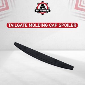 Replacement Tailgate Molding Cap Spoiler - Compatible with Dodge Ram 1500, 2500, 3500 - Replaces 55372052AH, 68067440AA, 55372052AG, 926-578, 6502632, 55372052AF - Tail Gate Protector Trim