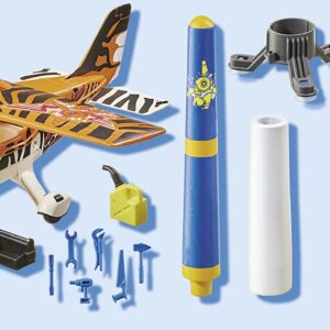 Playmobil Air Stunt Show Tiger Propeller Plane