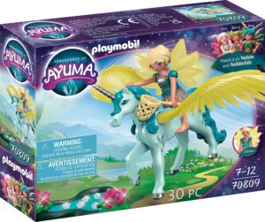 playmobil adventures of ayuma crystal fairy with unicorn