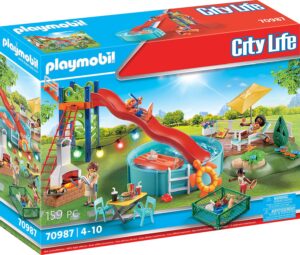 playmobil pool party