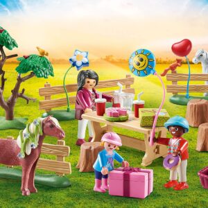 Playmobil Pony Farm Birthday Party