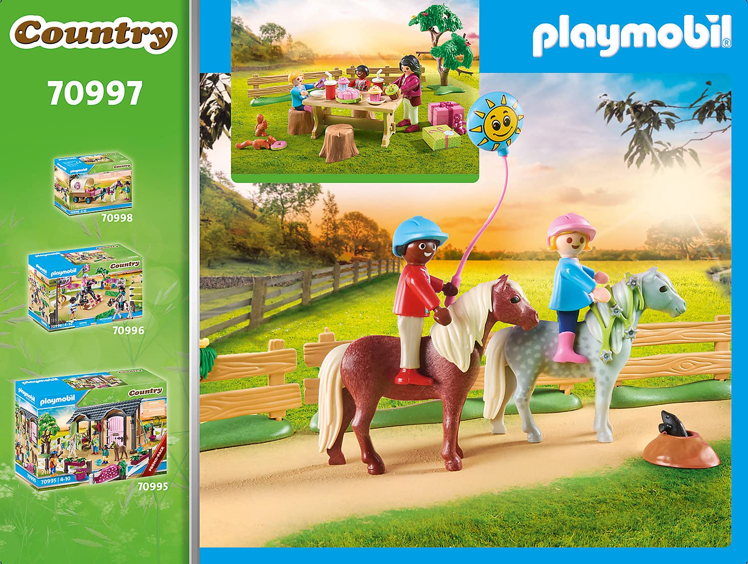 Playmobil Pony Farm Birthday Party