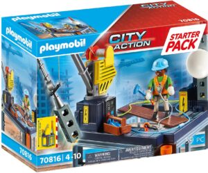 playmobil starter pack construction site