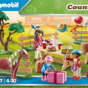 Playmobil Pony Farm Birthday Party