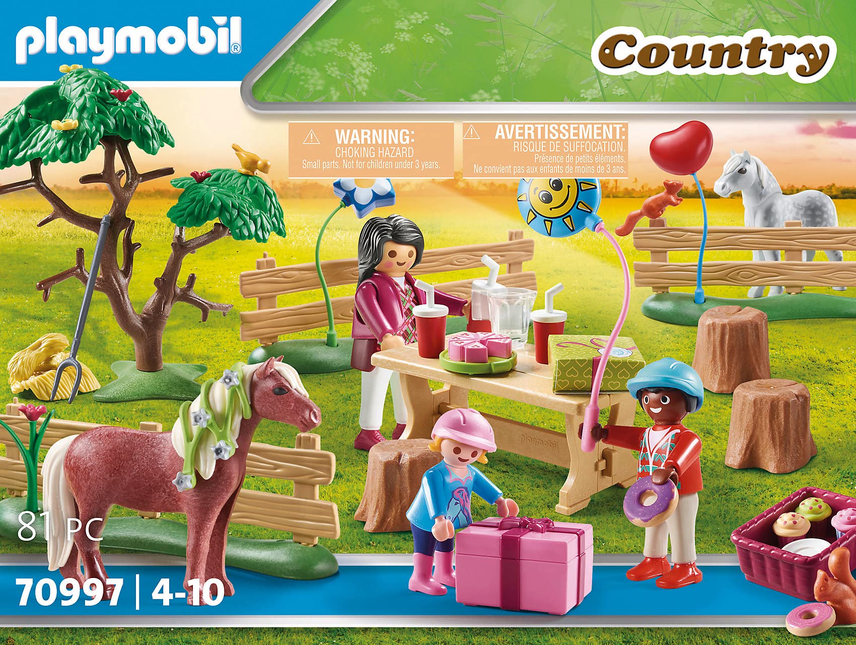 Playmobil Pony Farm Birthday Party