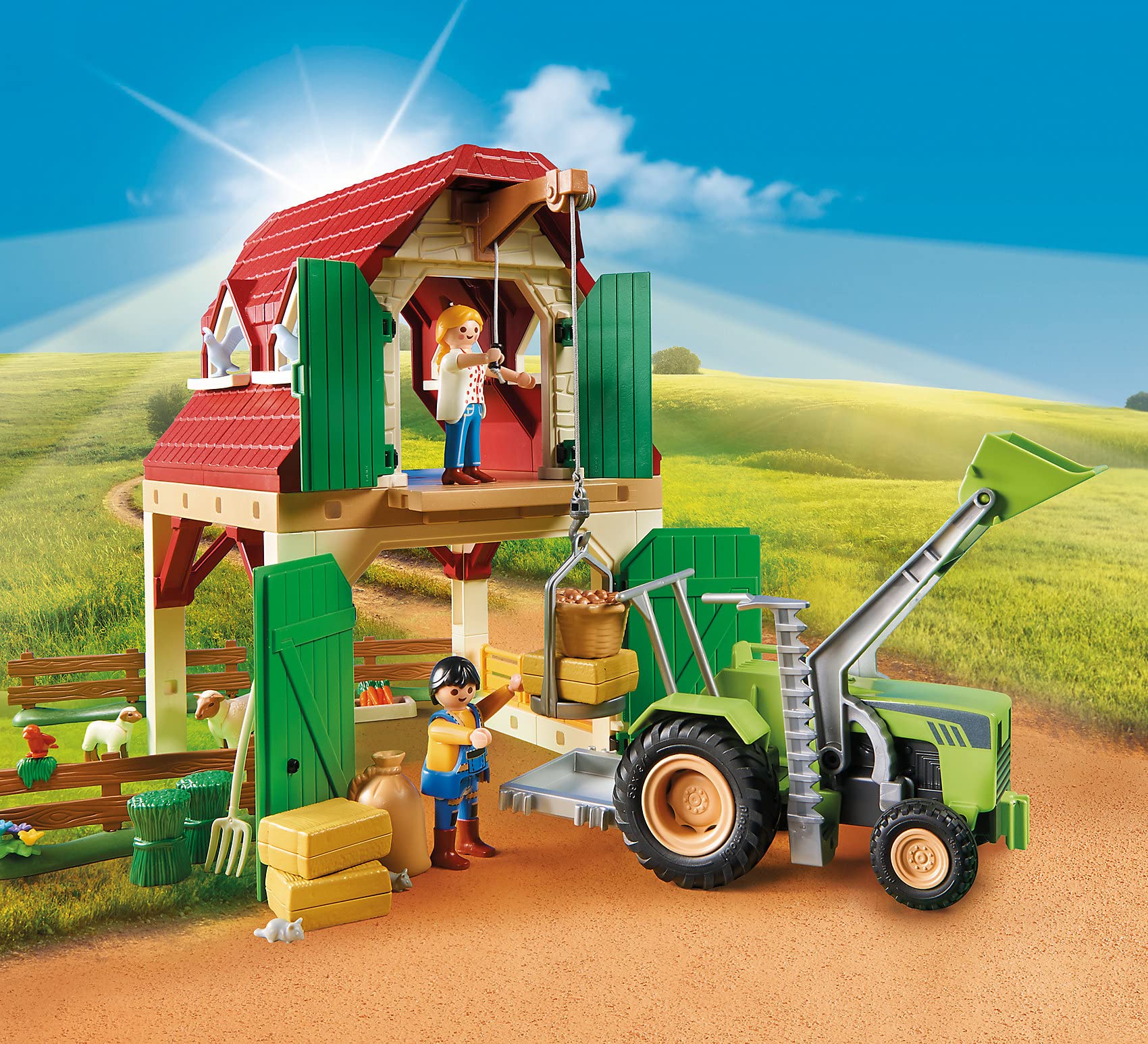 Playmobil Farm with Small Animals