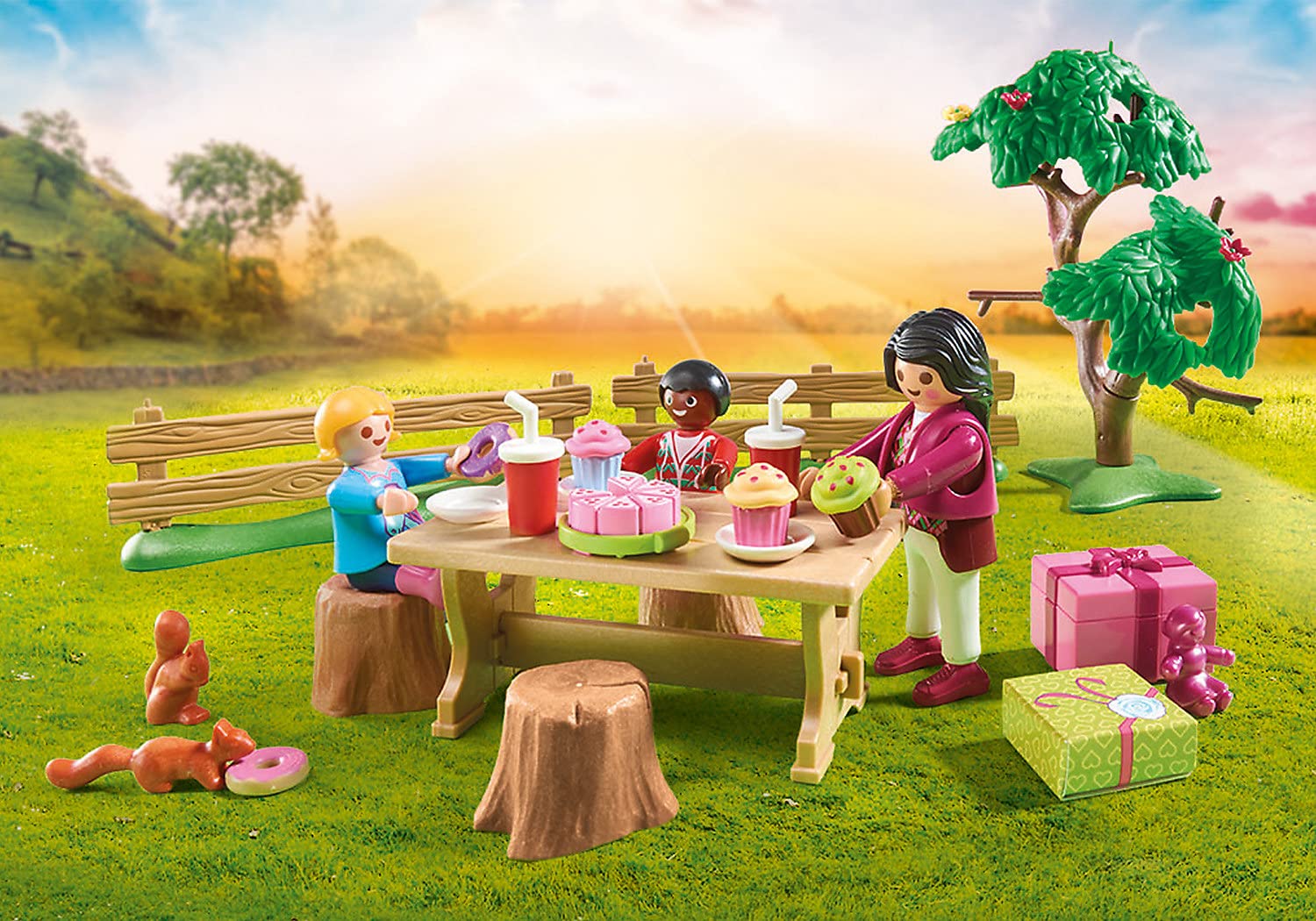 Playmobil Pony Farm Birthday Party