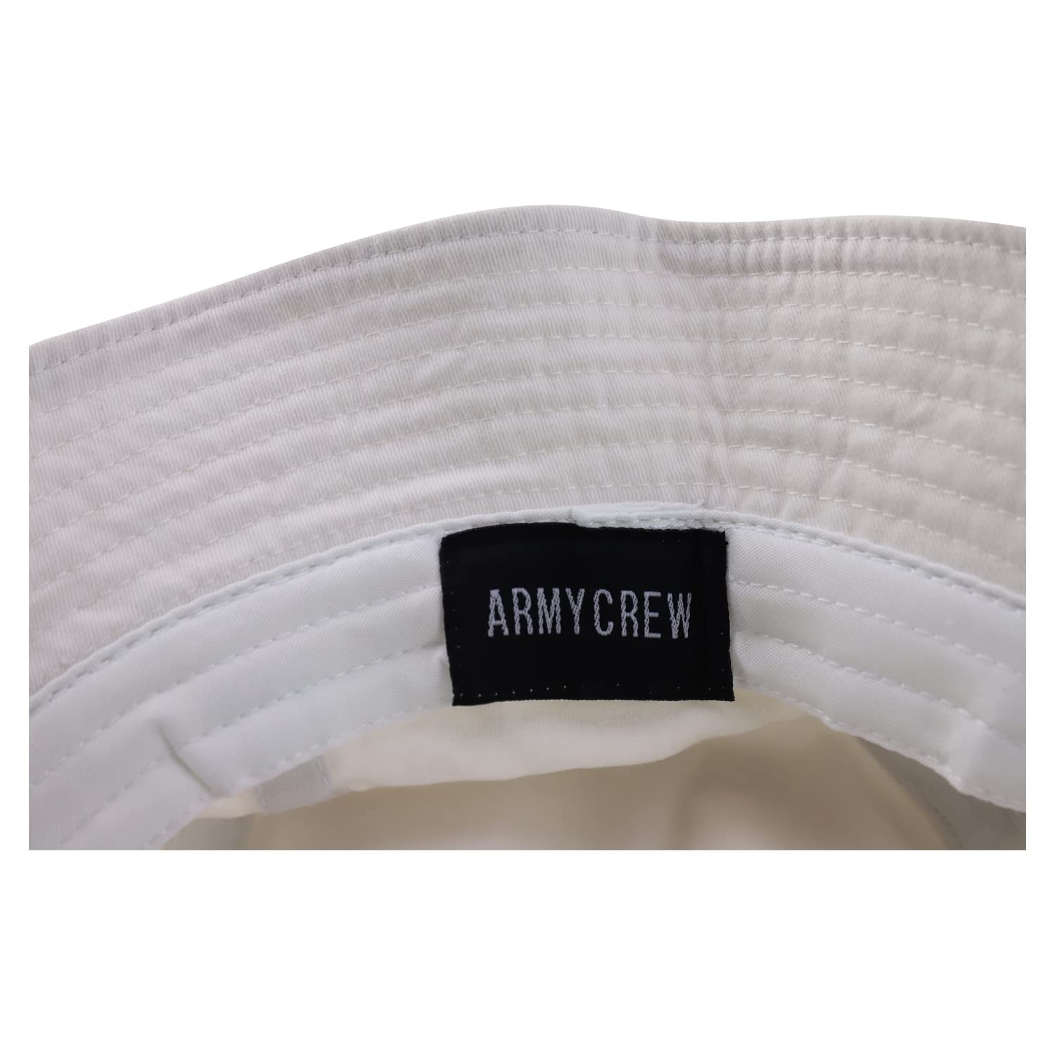 Armycrew XXL Oversize Pigment Dyed Washed Bucket Hat Fits Upto 3XL - White - 2XL-3XL