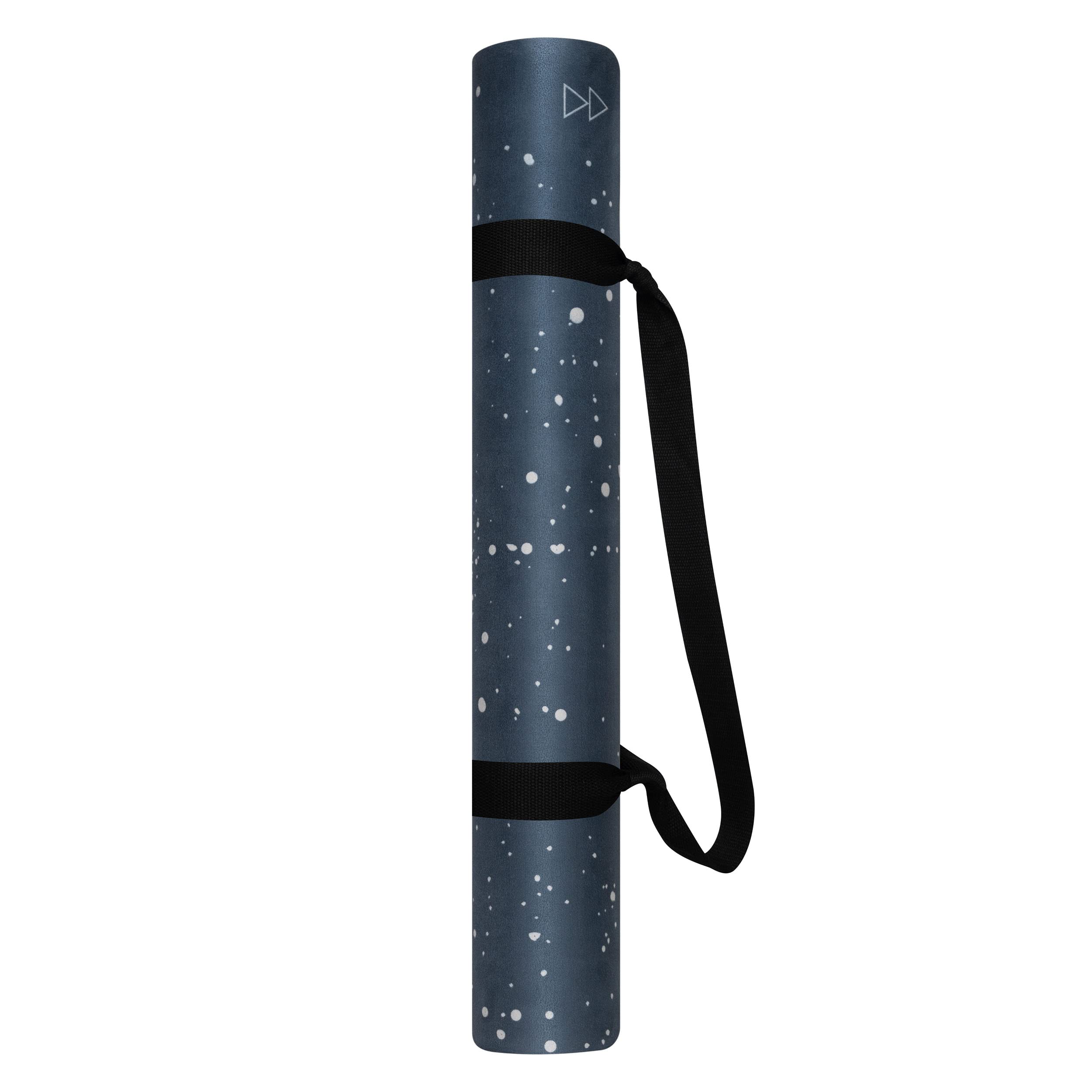 YOGA DESIGN LAB | The Combo Yoga Mat | 2-in-1 Mat+Towel | Eco Luxury | Ideal for Hot Yoga, Power, Bikram, Ashtanga, Sweat | Studio Quality | Includes Carrying Strap! (Celestial, 5.5mm)