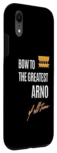 iPhone XR Bow To The Greatest Arno Of All Time First Given Name Case