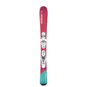 elan kids' lil magic qs skis w/el 4.5 gw shift white bindings 2022 130