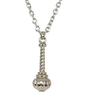 Imagine Stores Mart Stainless Steel Hanuman Gada Pendant Locket With Black Rope For Men And Women