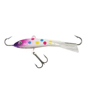 northland fishing tackle puppet minnow darting fishing and ice fishing lure for walleye, pike, trout, and panfish, purple wonder, 9/16 oz, 1/cd