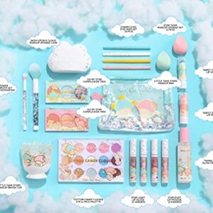 wet n wild Little Twin Stars Full Makeup Set | Gift Set | Primer | Setting Spray | Makeup Brushes | Highlighters | Makeup Sponges | 15-Pan Pigment Palette | Lip Scrub | Lip Gloss, Full Collection