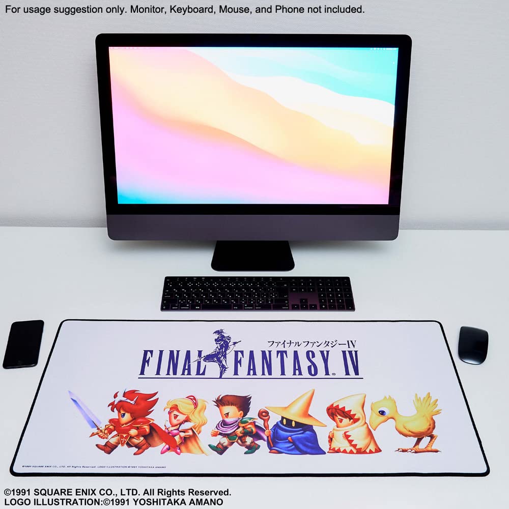 Final Fantasy IV Polyester Gaming Mouse Pad