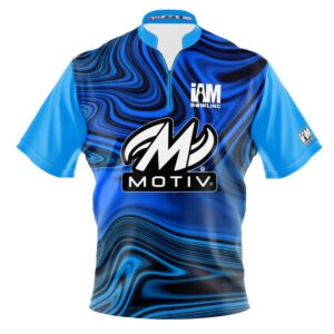 logo infusion dye-sublimated bowling jersey (sash collar) - i am bowling fun design 2035-mt - motiv (x-large) multicolored