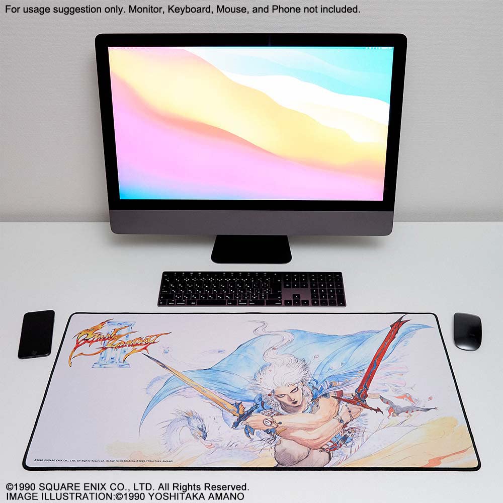 Final Fantasy III Polyester Gaming Mouse Pad