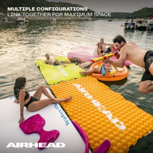 Airhead Air Island, Blue, Inflatable Large Lake Float