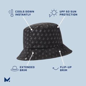 MISSION Cooling Bell Bucket Hat, Mission Print - Unisex Hat for Men & Women - Lightweight, Foldable & Durable - Cools Up to 2 Hours - UPF 50 Sun Protection - Machine Washable