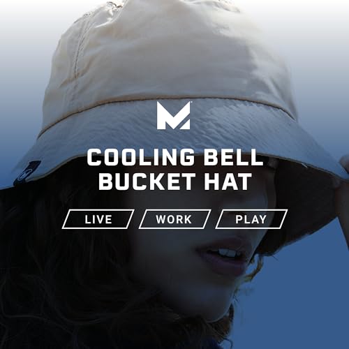 MISSION Cooling Bell Bucket Hat, Mission Print - Unisex Hat for Men & Women - Lightweight, Foldable & Durable - Cools Up to 2 Hours - UPF 50 Sun Protection - Machine Washable