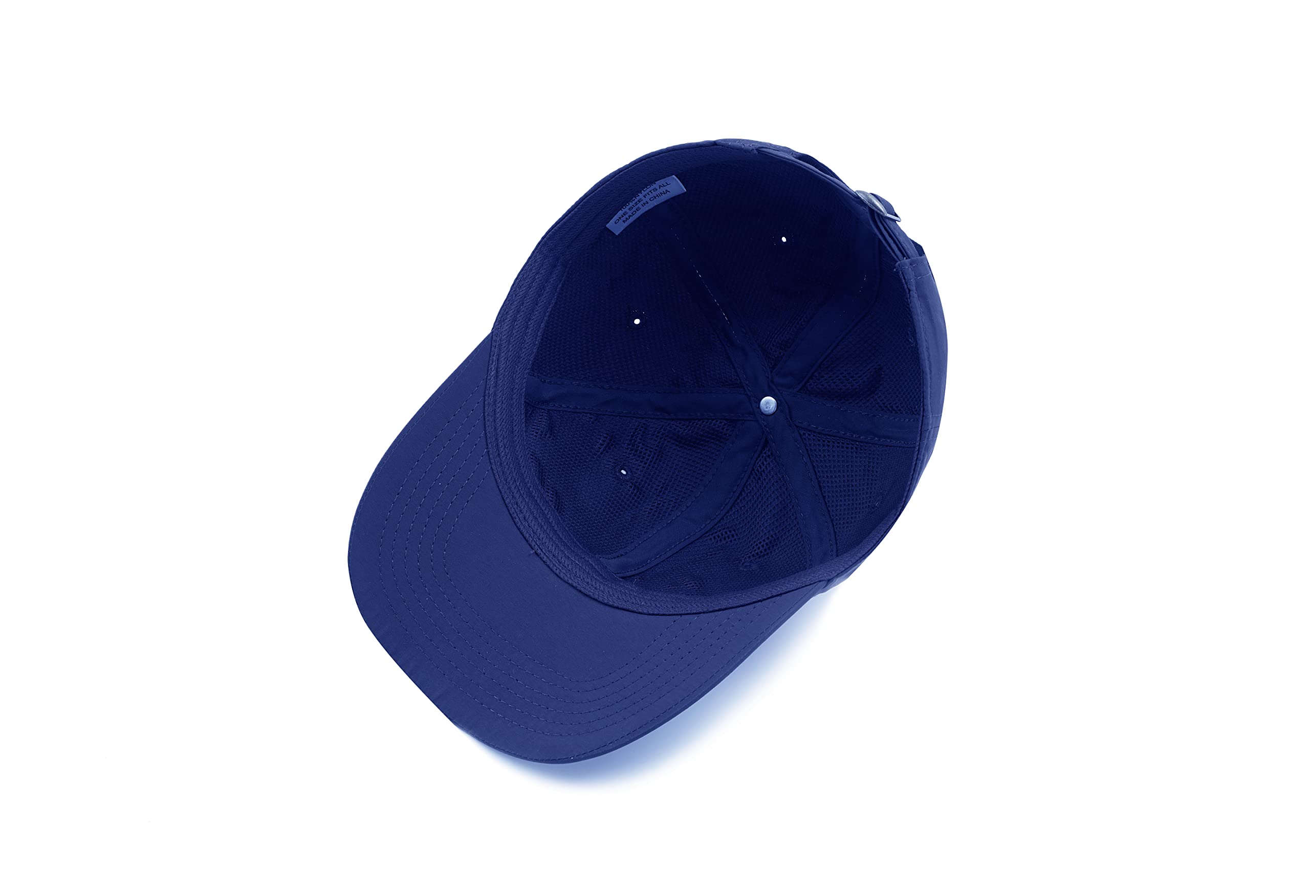 Save Green Life SGL Reflective Baseball Cap Waterproof Hat Brim Low Profile Solid Color Adjustable Blank Ball Men's and Women's Golf Cap (Navy),One Size