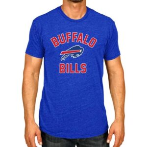 team fan apparel nfl adult gameday t-shirt - cotton blend - tagless - semi-fitted - unleash your team spirit during game day (buffalo bills - royal, adult x-large)