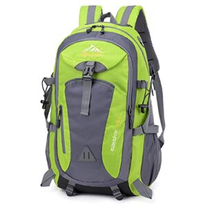 backpack men's usb charging travel bag outdoor large-capacity sports backpack men's and women's waterproof mountaineering bag (green)