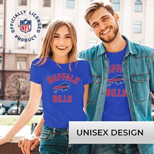 Team Fan Apparel NFL Adult Gameday T-Shirt - Cotton Blend - Tagless - Semi-Fitted - Unleash Your Team Spirit During Game Day (Buffalo Bills - Royal, Adult X-Large)