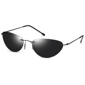 rcxkoom the matrix neo costume sunglasses men women ultralight metal wire frame polarized small oval rimless glasses