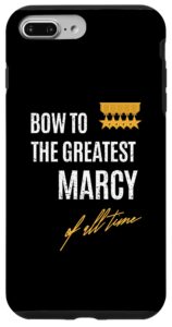 iphone 7 plus/8 plus bow to the greatest marcy of all time first given name case