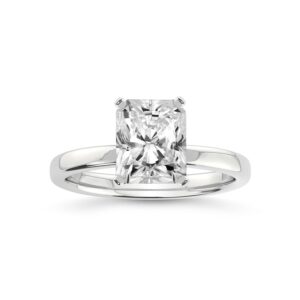 Diamond Engagement Ring For Women | 2 cttw IGI Certified Radiant Shape Lab Grown Diamond Ring | 14ct Or 18ct in White, Yellow Or Rose Gold | Six-Prong Setting | FG-VS1-VS2 Quality | Friendly Diamonds