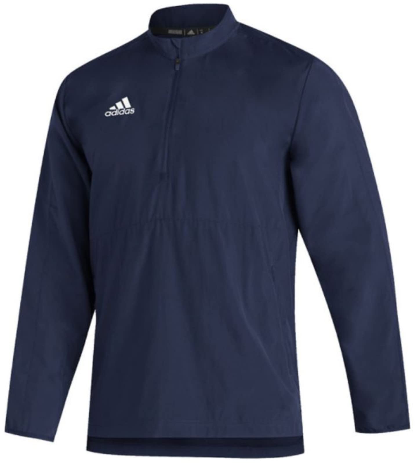 adidas Men's Aeroready Sideline 21 Woven ? Zip Long Sleeve Pullover - Navy (XL)