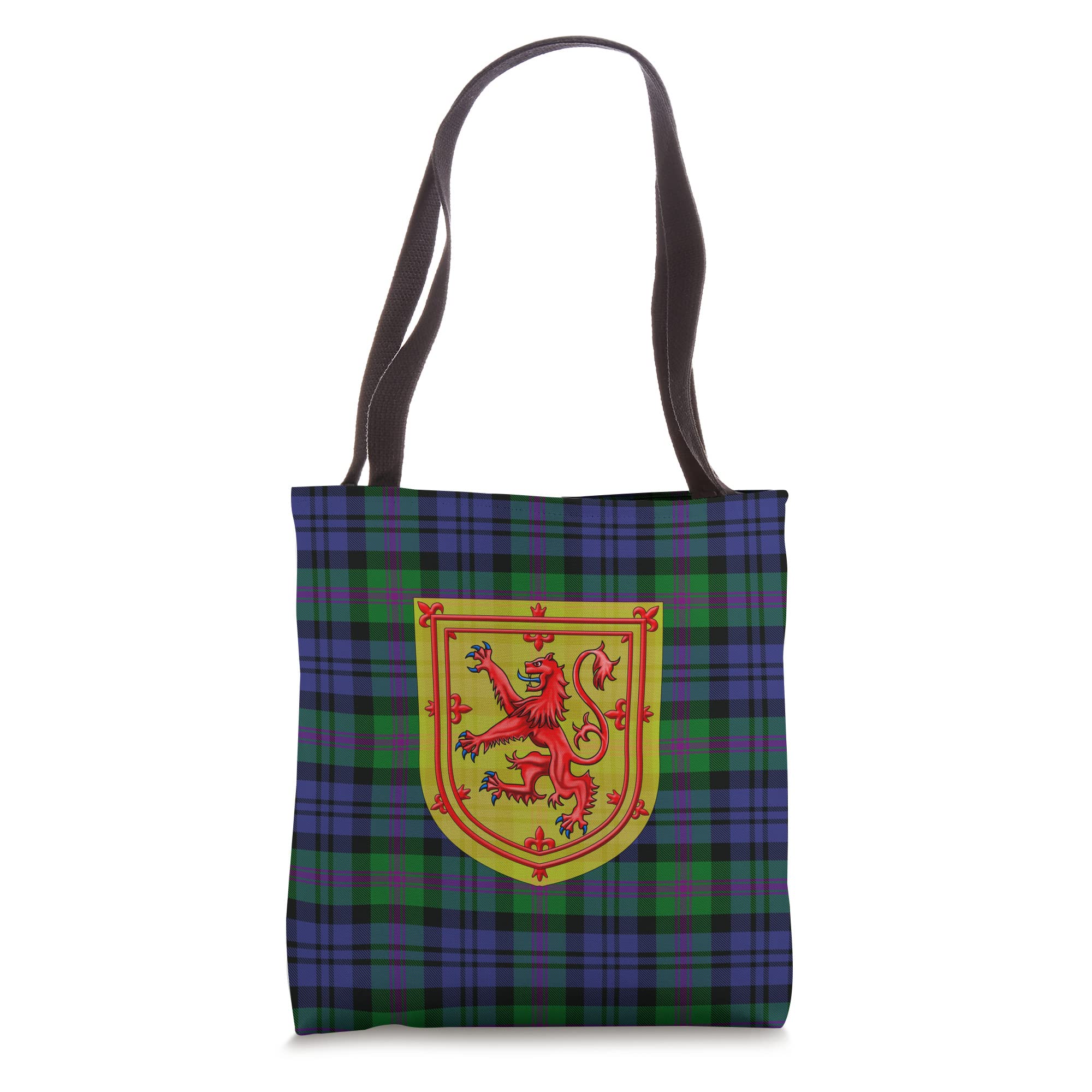 Baird Tartan Scottish Plaid Lion Rampant Tote Bag