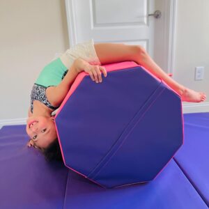 Z Athletic Octagon Mat for Gymnastics, Tumbling, and Cheerleading